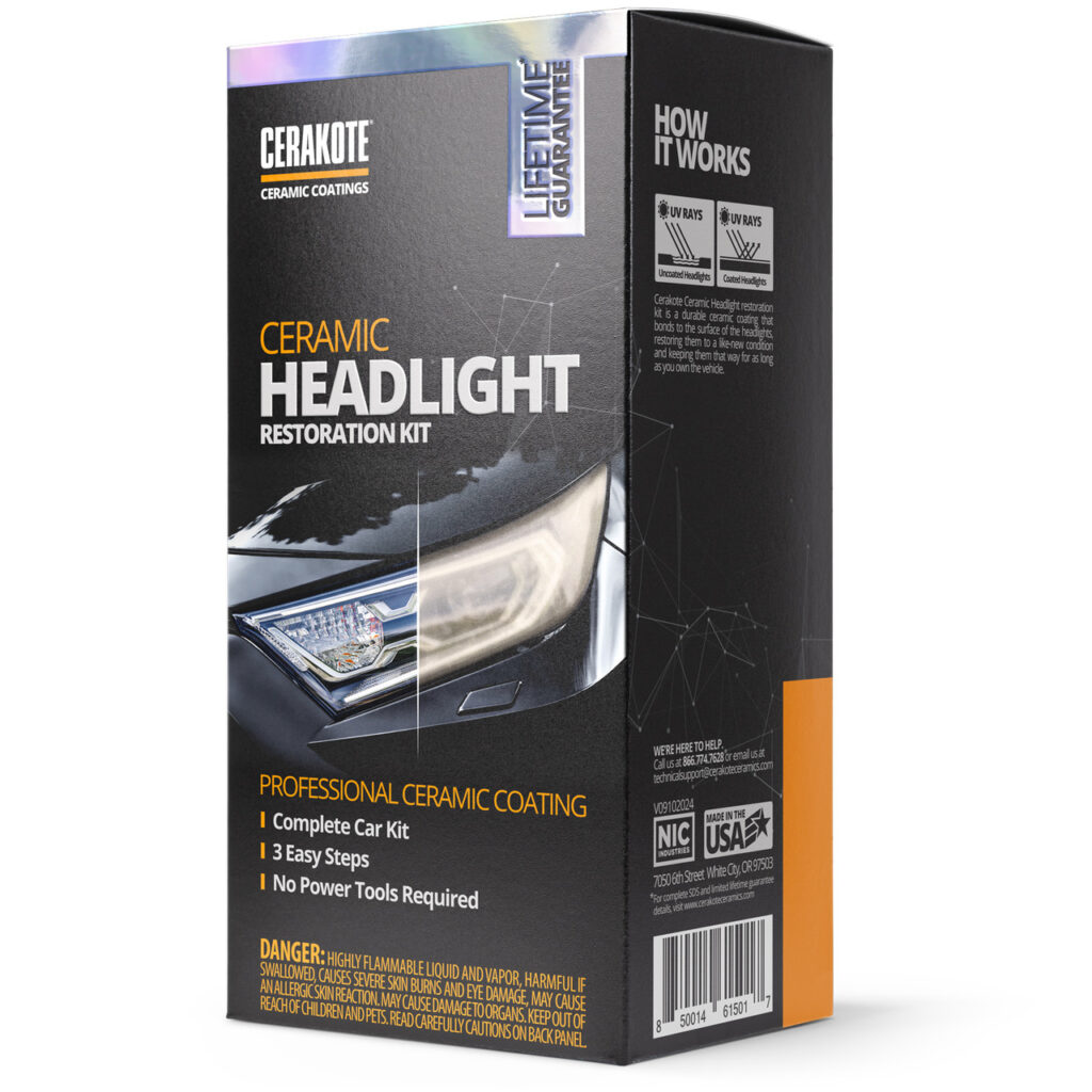 CERAKOTE® Ceramic Headlight Restoration Kit AH-HLKIT - Cerakote Europe